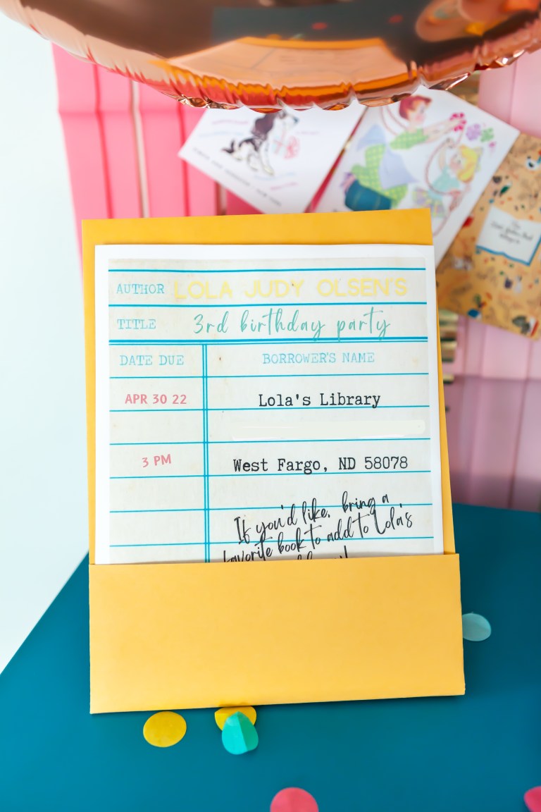 Lola’s Library Theme Birthday Party – Tiffany Olsen Photography